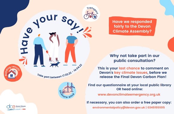 Last chance to have a say on the Devon Carbon Plan · GreenFutures
